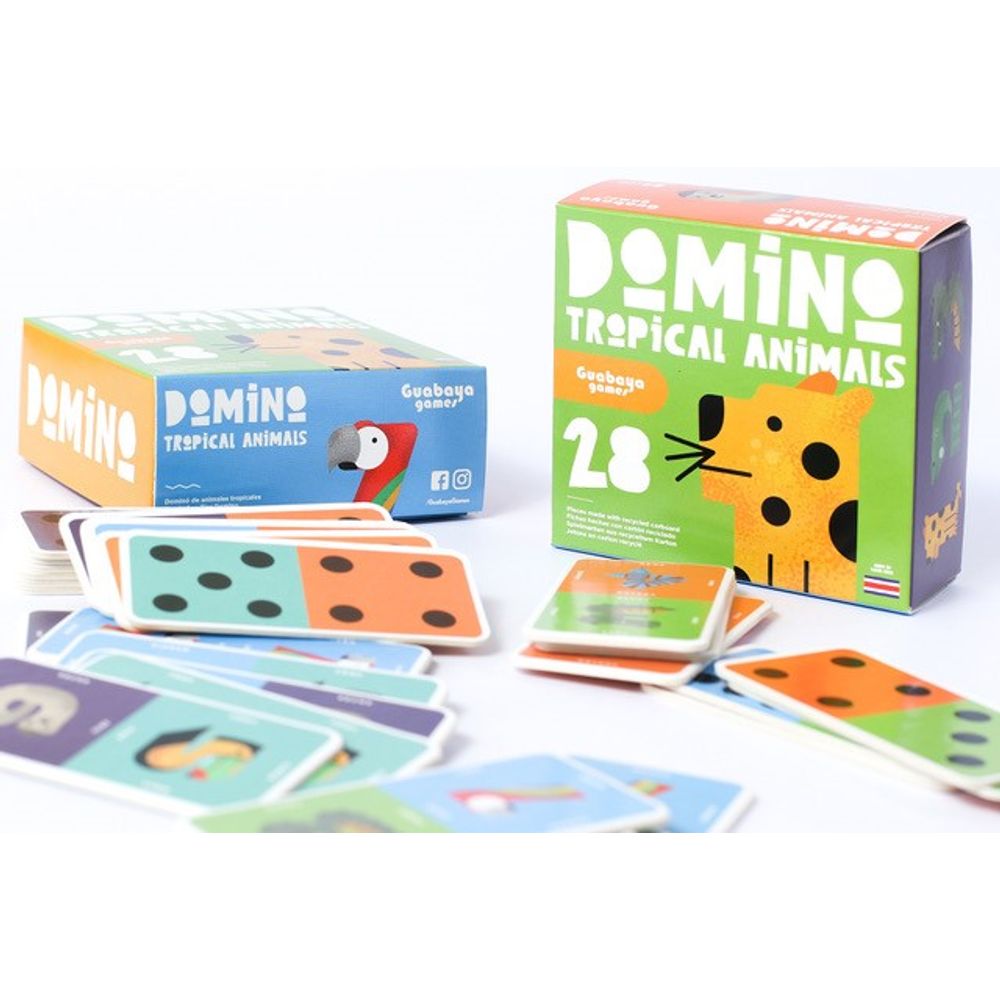 Domino Tropical Animals - monkeylu